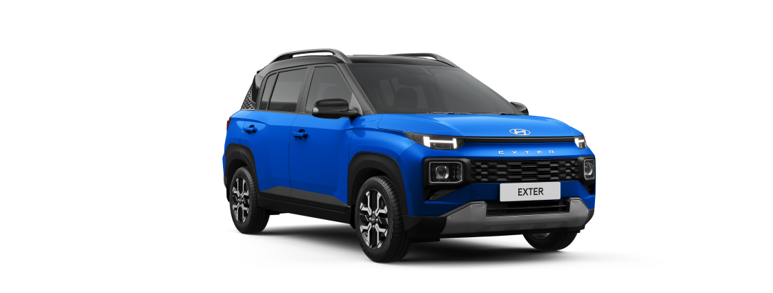 2023 Hyundai Exter Colors: Khaki, Blue, Starry Night, White, Red - GaadiKey