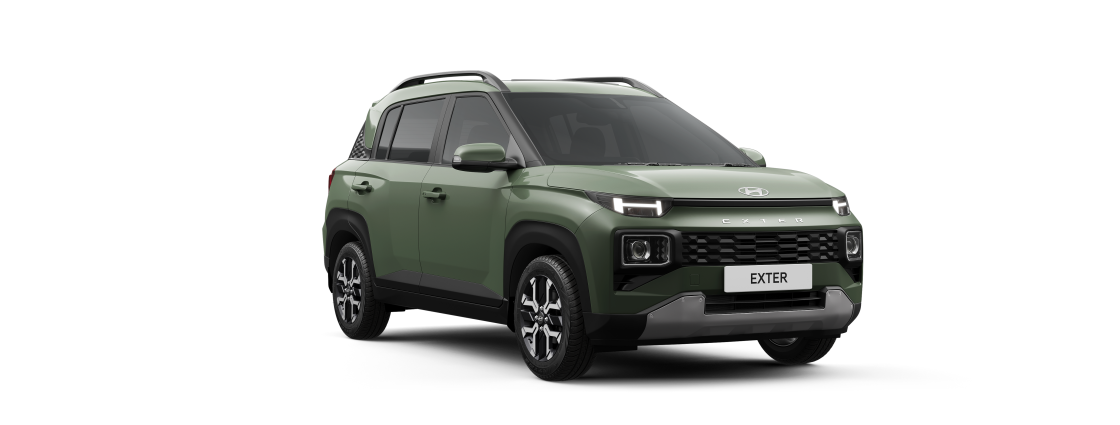 2023 Hyundai Exter Colors: Khaki, Blue, Starry Night, White, Red - GaadiKey