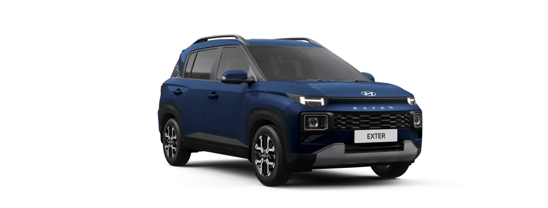 2023 Hyundai Exter Colors: Khaki, Blue, Starry Night, White, Red - GaadiKey