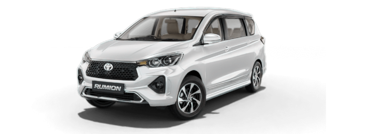 Toyota Rumion Colors: Blue, White, Brown, Grey, Silver - GaadiKey