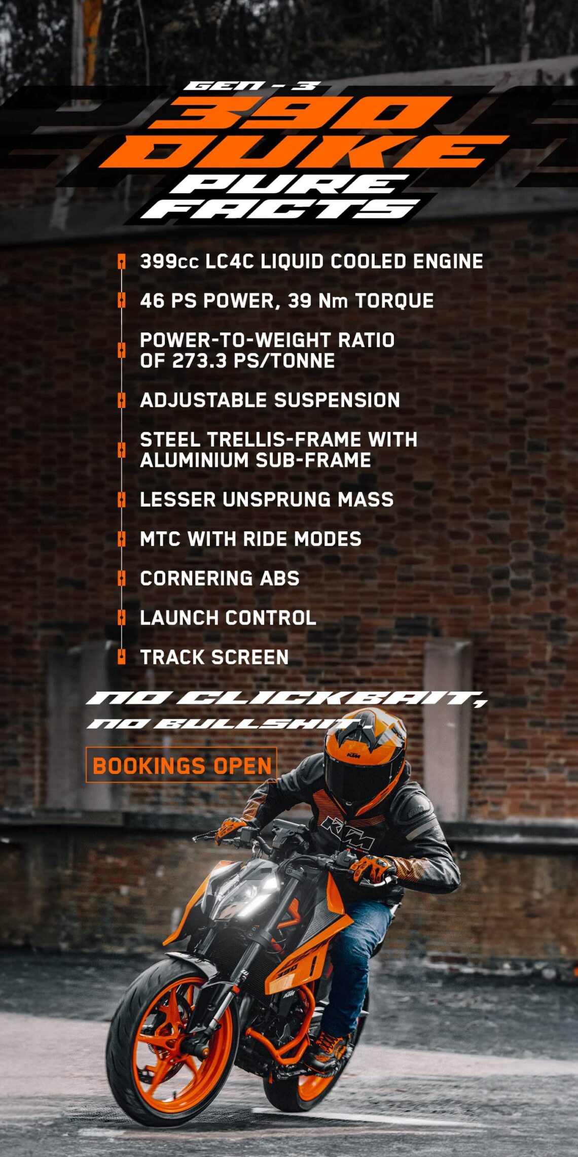 KTM India launches Gen-3 DUKEs - 390 and 250 - GaadiKey