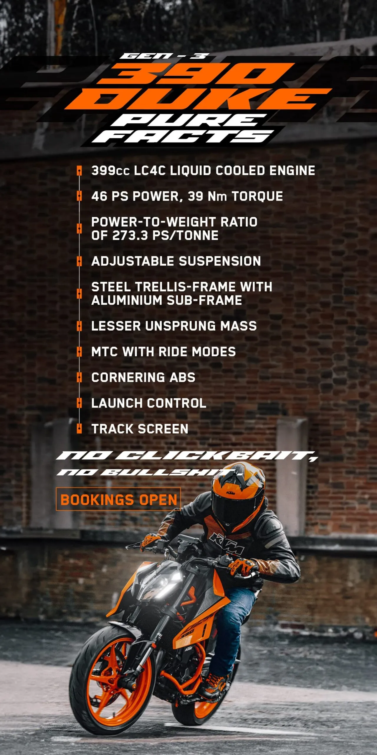 KTM India launches Gen-3 DUKEs - 390 and 250 - GaadiKey