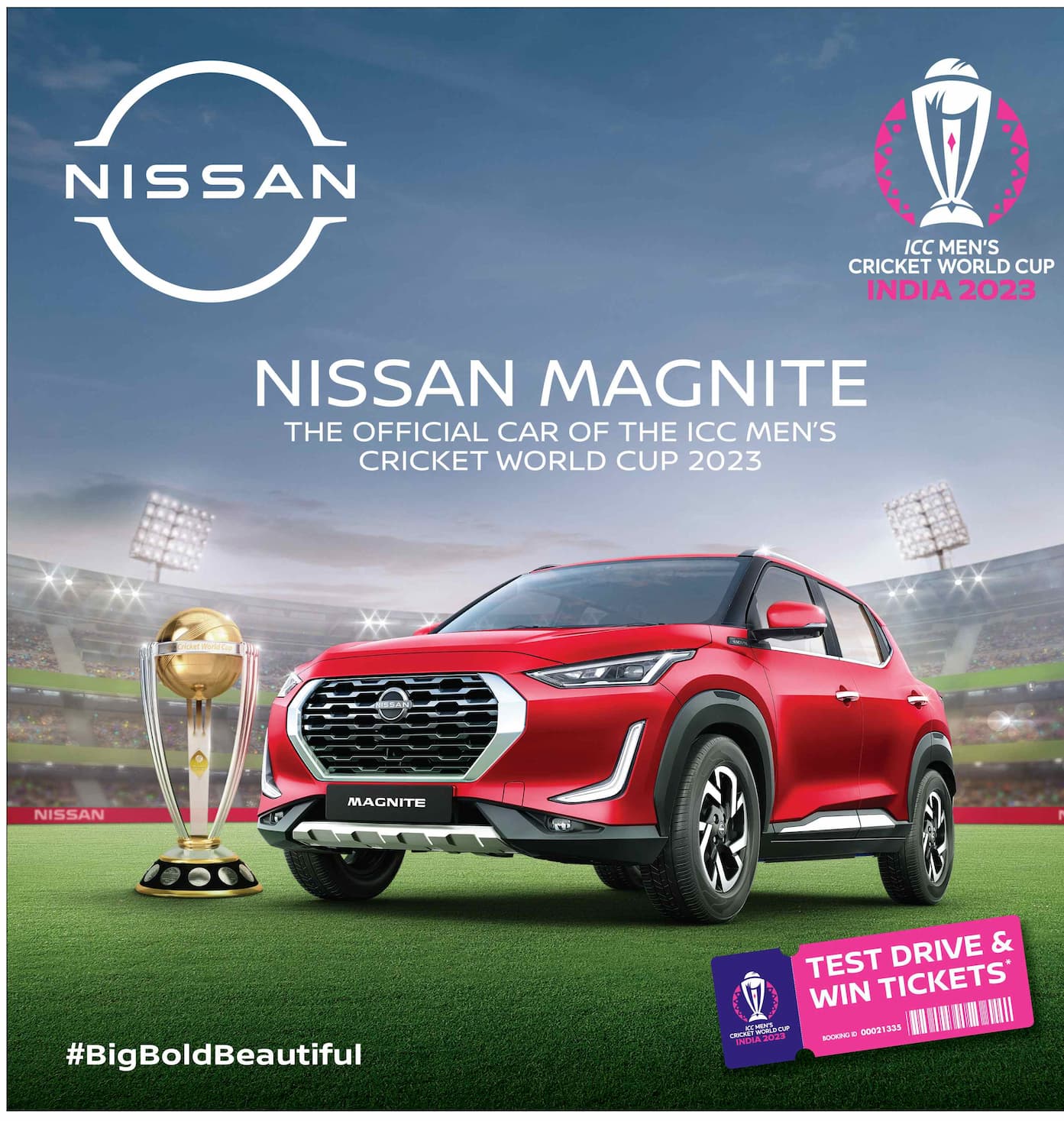 Nissan is the Official partner of the ICC Men’s Cricket World Cup 2023 ...