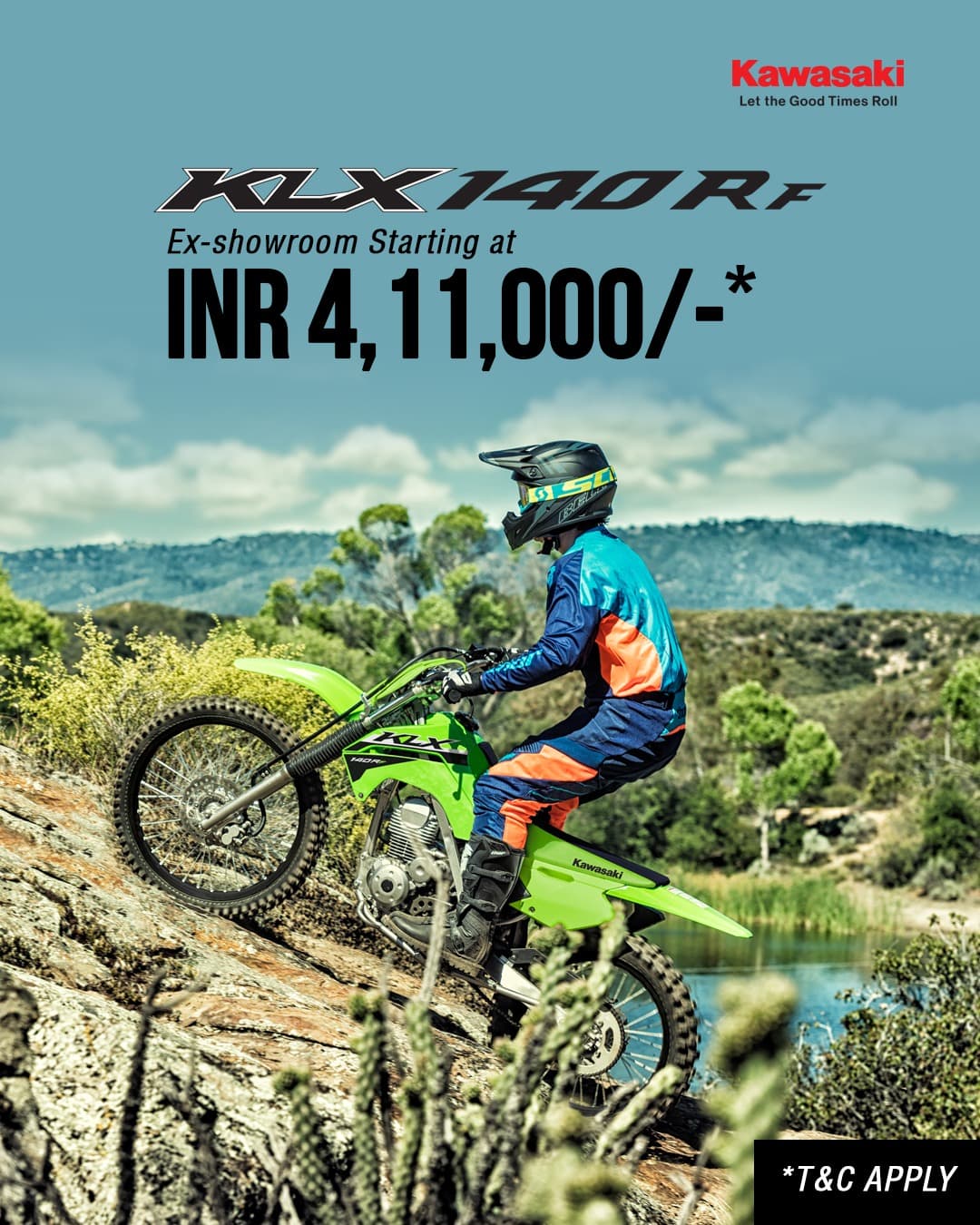 2023 Kawasaki KLX140R F launched in India at Rs 4.11 lakhs - GaadiKey