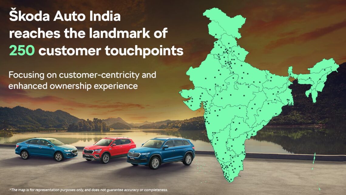 Skoda Auto India crosses 250 customer touchpoints - GaadiKey