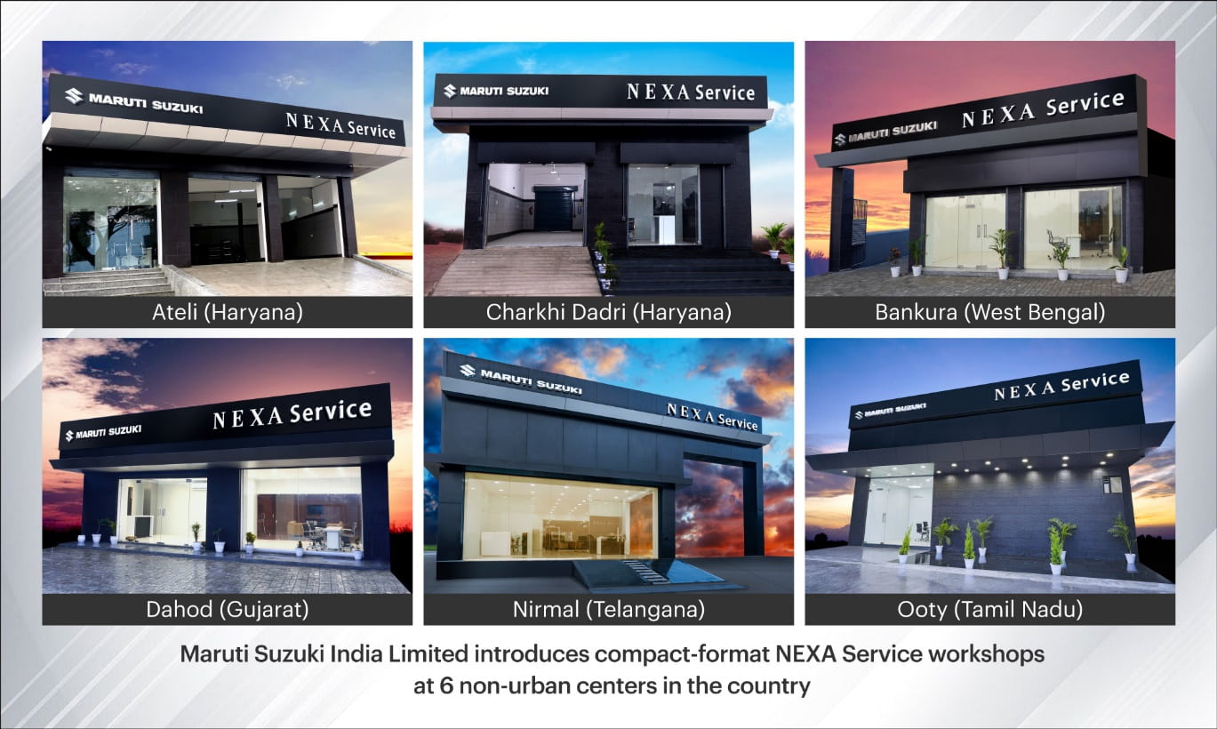 Maruti Suzuki launches compact-format NEXA Service workshops - GaadiKey