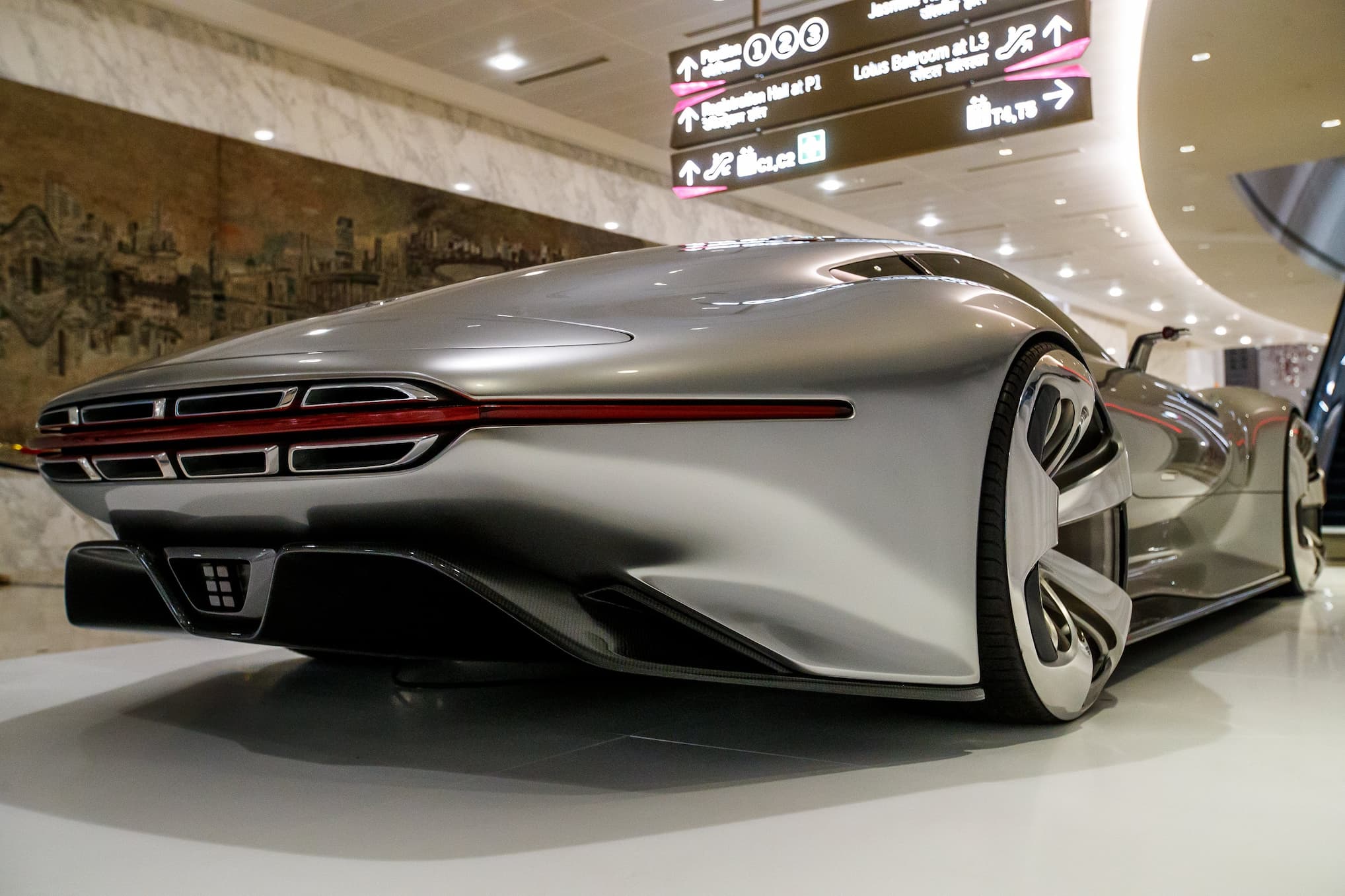 Mercedes-Benz displays Mercedes-AMG GT6 concept car at NMACC, Mumbai ...