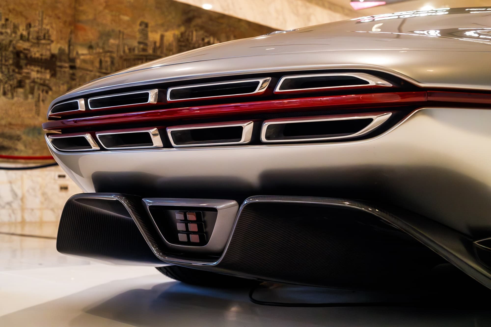 Mercedes-Benz displays Mercedes-AMG GT6 concept car at NMACC, Mumbai ...