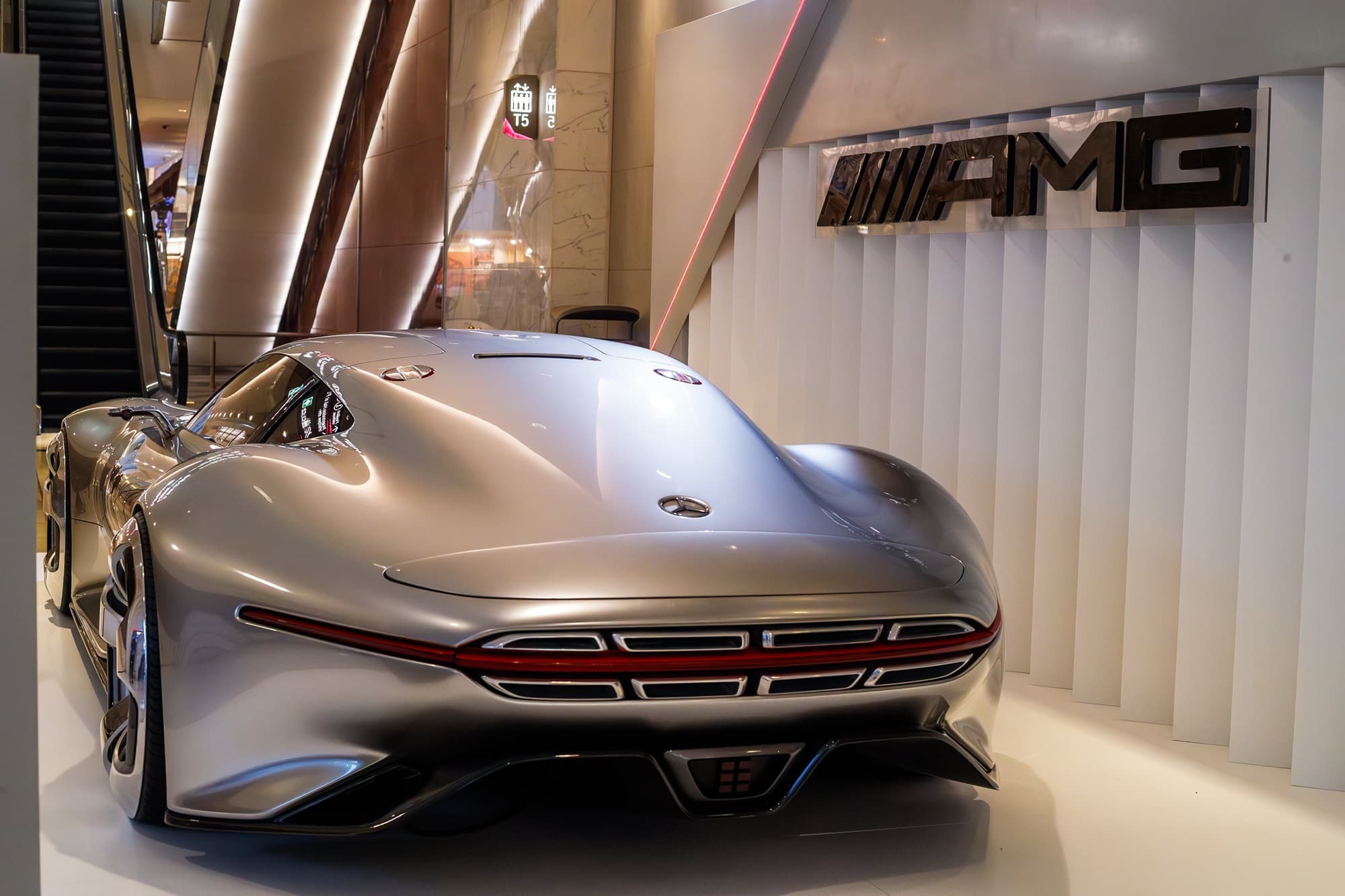 Mercedes-Benz displays Mercedes-AMG GT6 concept car at NMACC, Mumbai ...