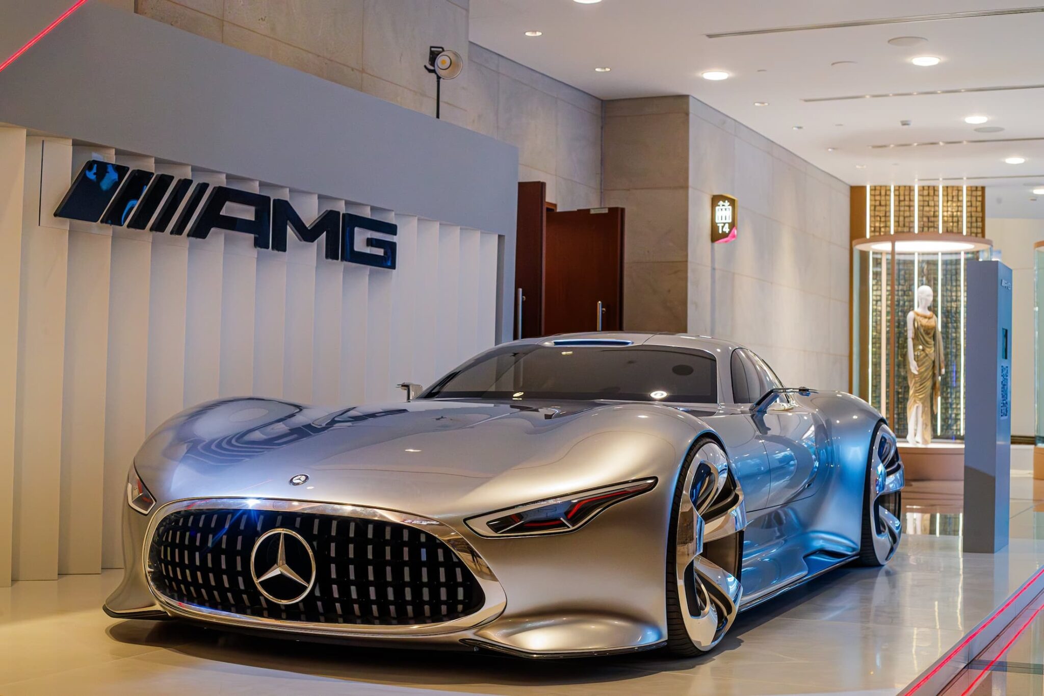 Mercedes-Benz displays Mercedes-AMG GT6 concept car at NMACC, Mumbai ...