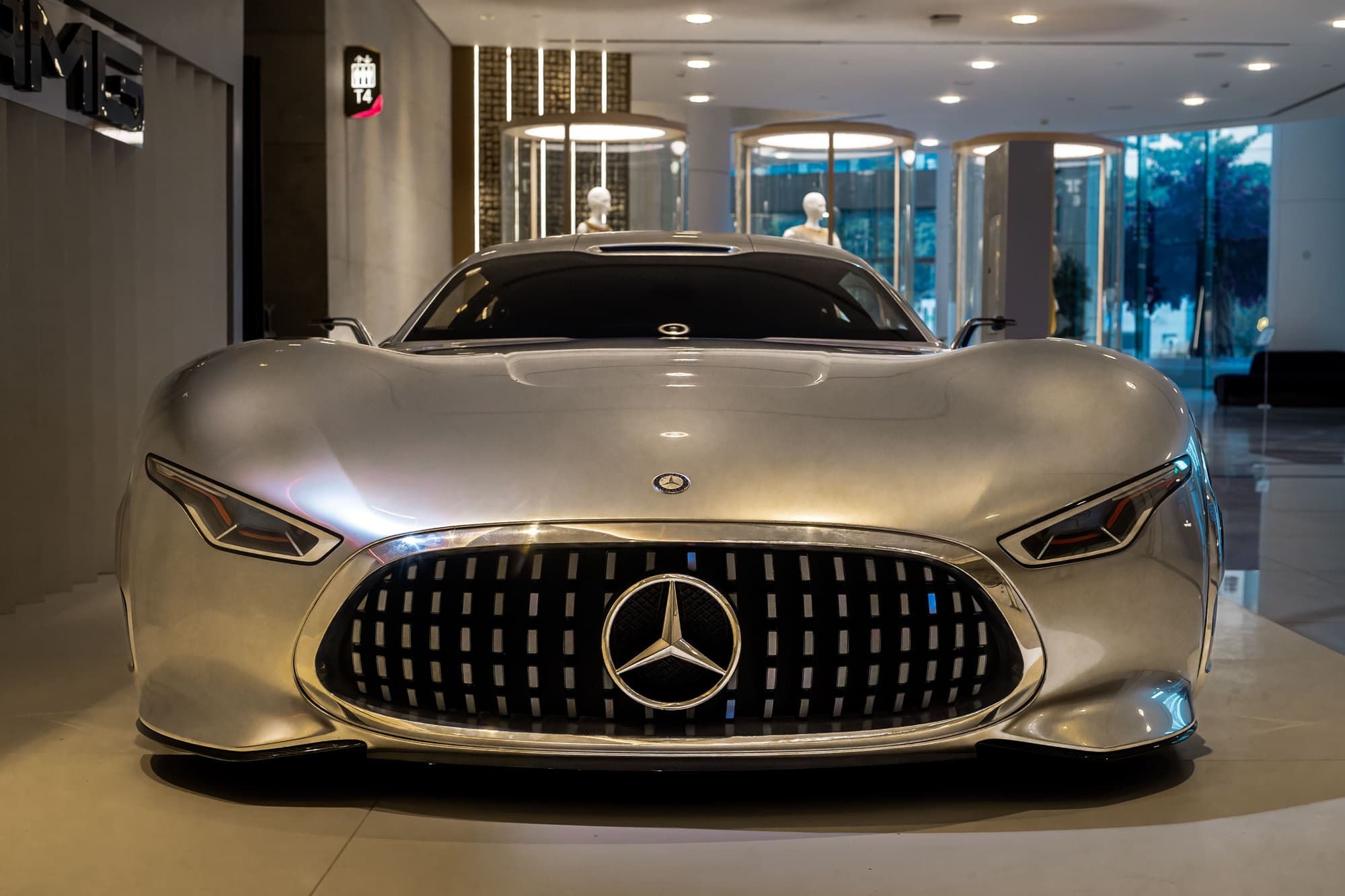 Mercedes-Benz displays Mercedes-AMG GT6 concept car at NMACC, Mumbai ...