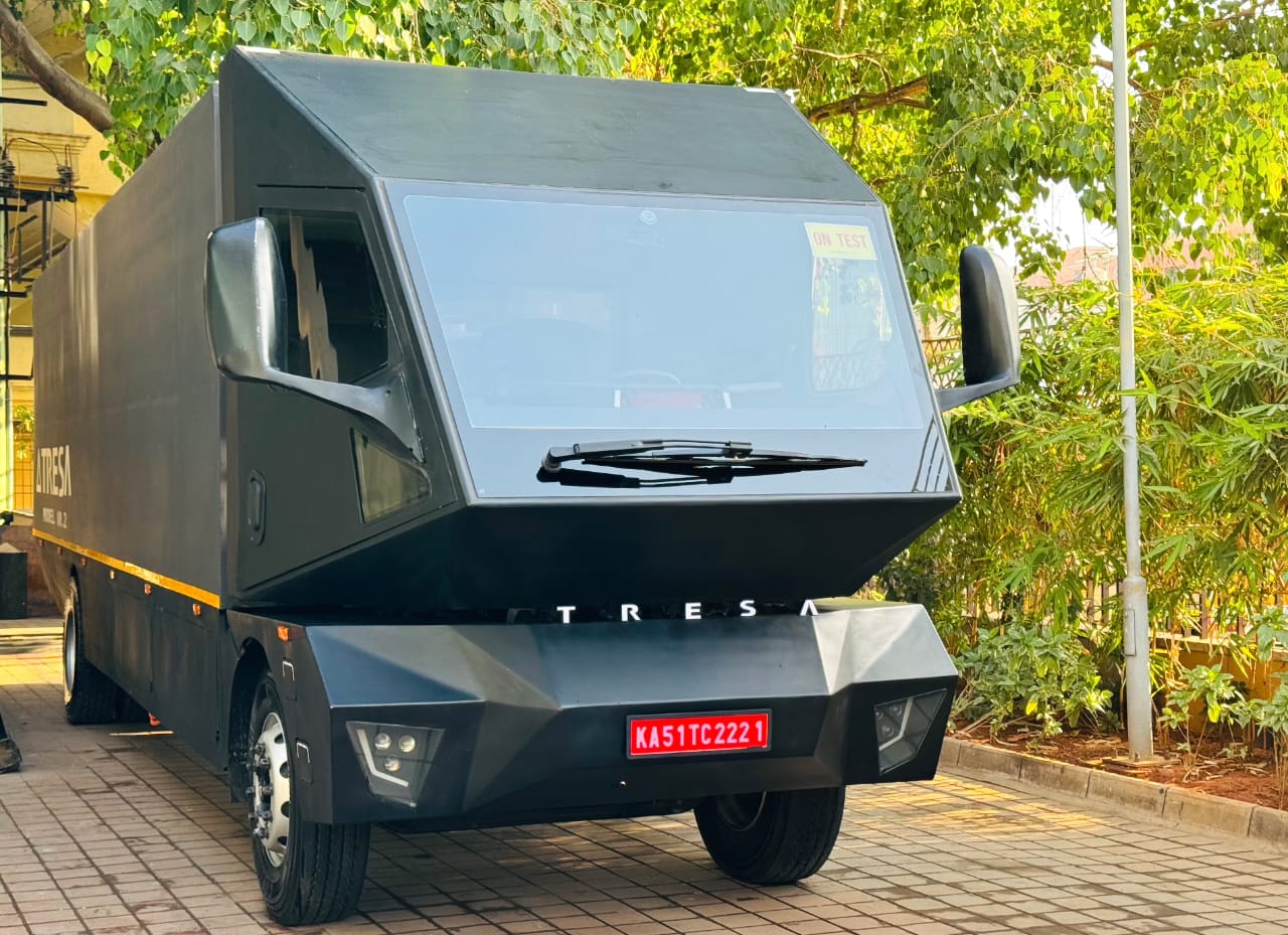 Tresa Motors’ 18-tonner Electric Truck V0.2 model revealed - GaadiKey