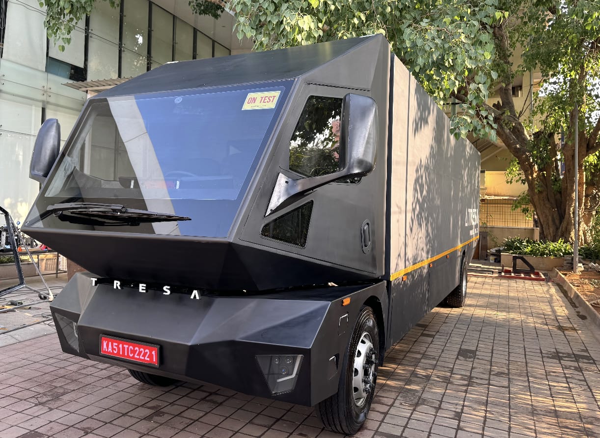 Tresa Motors’ 18-tonner Electric Truck V0.2 model revealed - GaadiKey