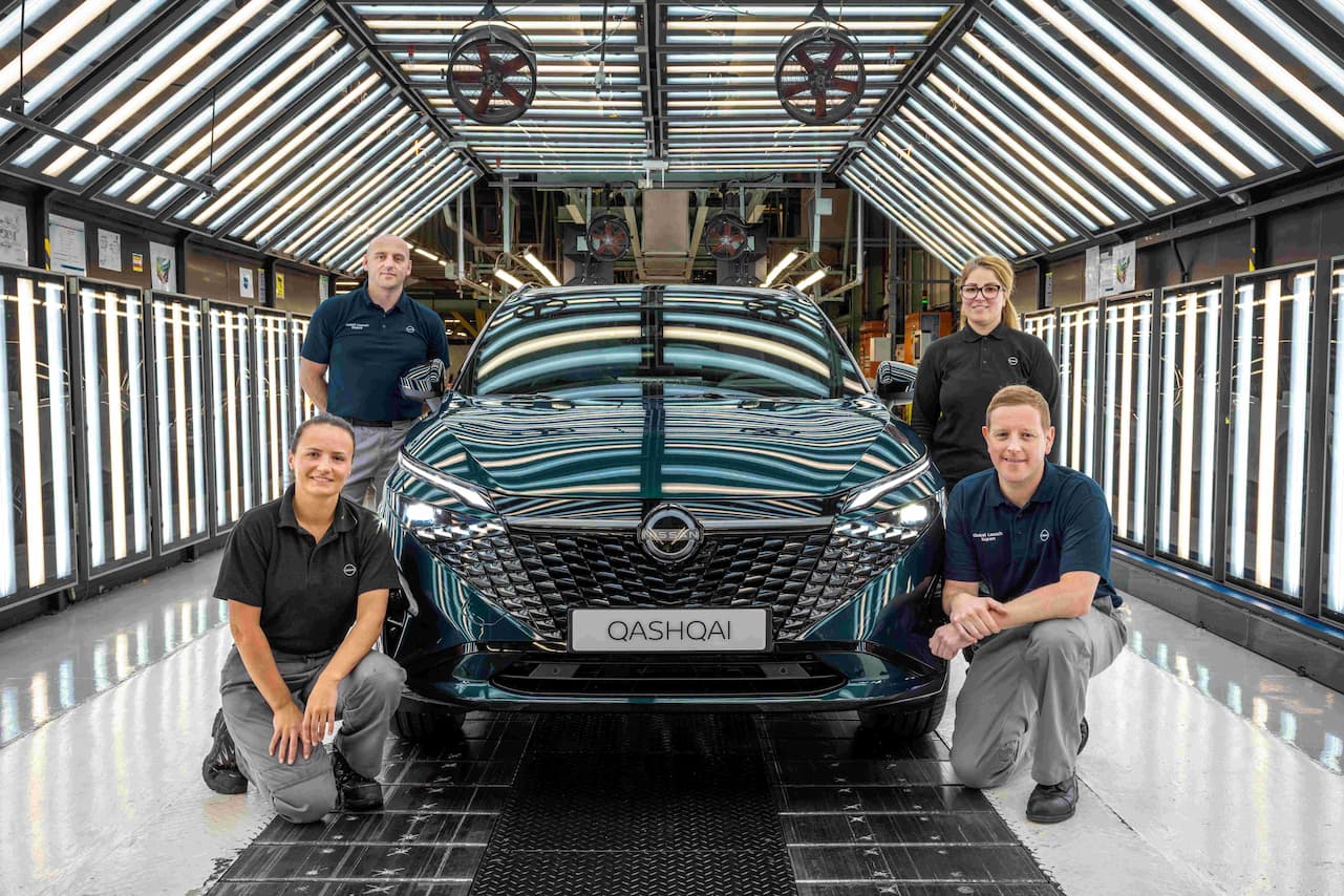 First Nissan Qashqai rolled off the production line in Sunderland, UK ...