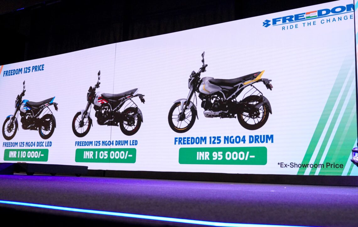Bajaj Freedom 125 - First CNG motorcycle launched at Rs 95,000 - GaadiKey