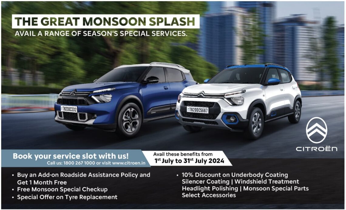 Jeep and Citroën launch Monsoon Service Campaigns - GaadiKey