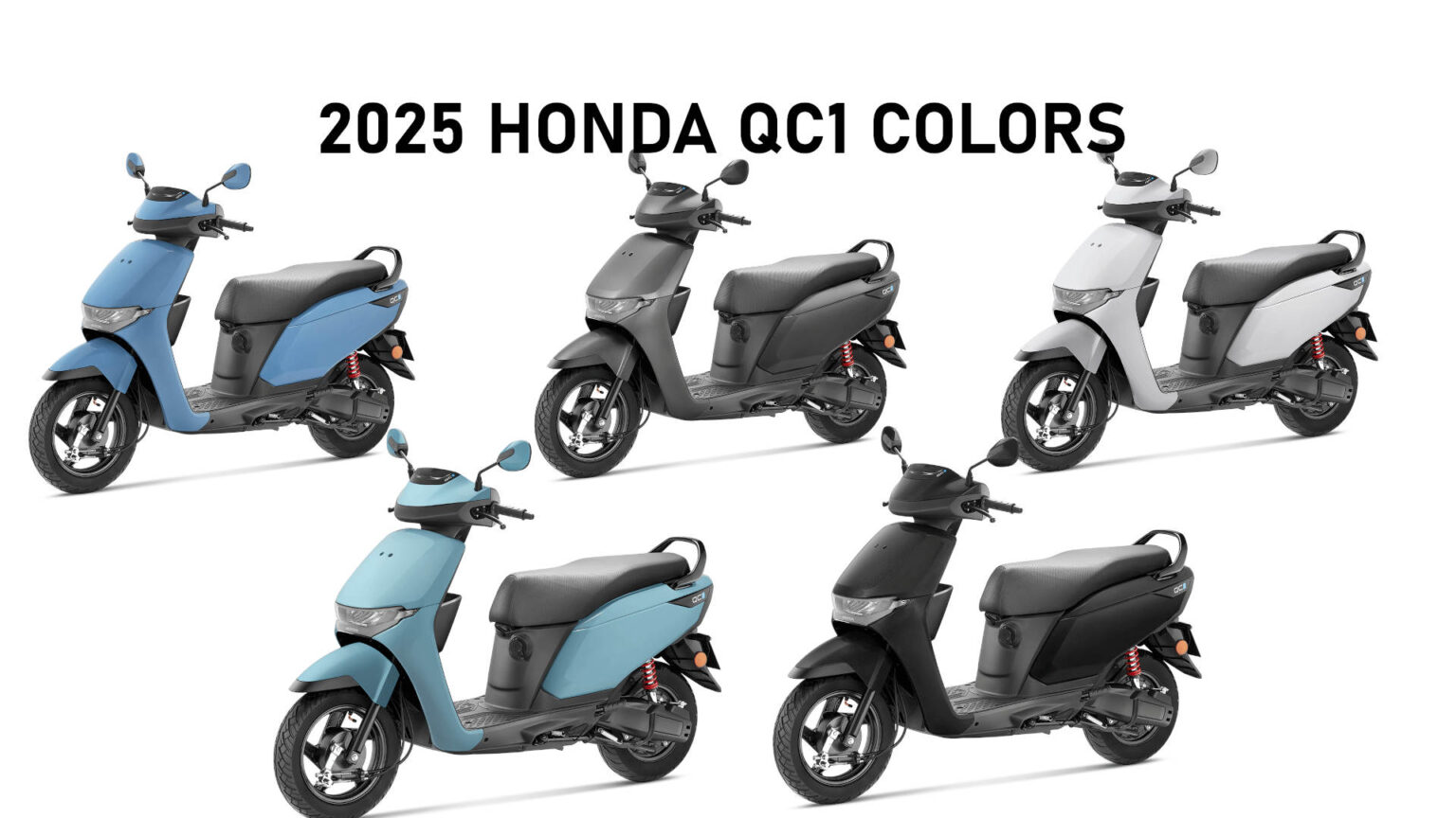 2025 Honda QC1 Colors: Blue, Silver, White, Black - GaadiKey