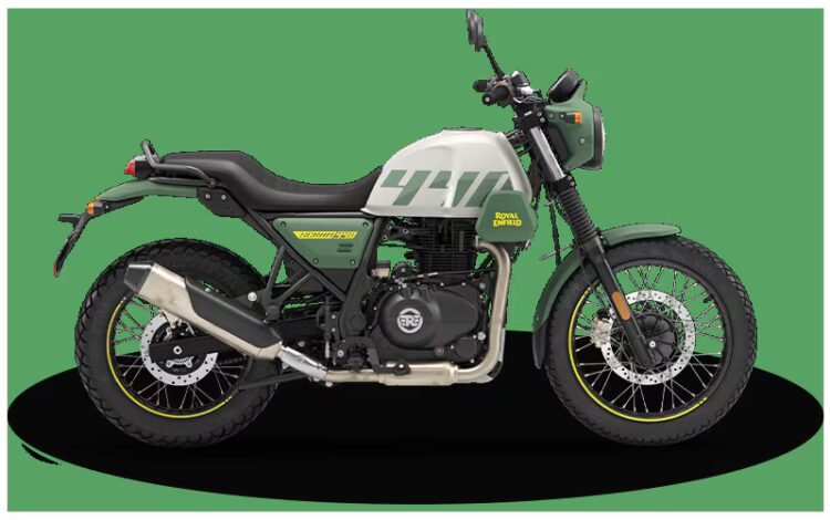 2025 Royal Enfield Scram 440 Colors: Blue, Green, Grey, Teal - GaadiKey