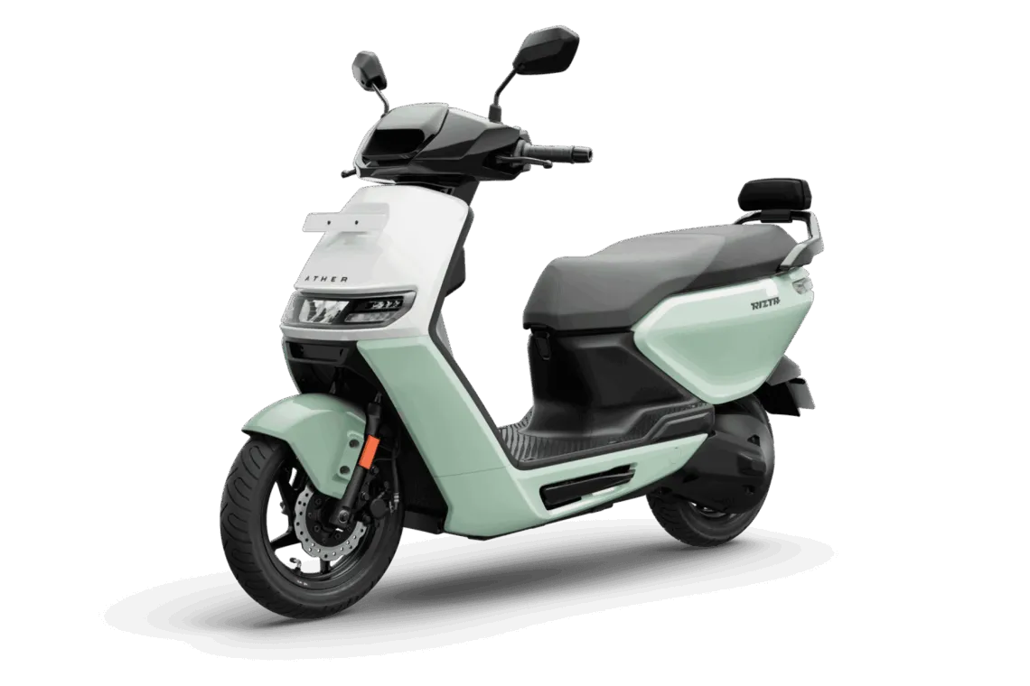 Ather Rizta Colors: Blue, Yellow, Green, Grey, White, Matte - GaadiKey