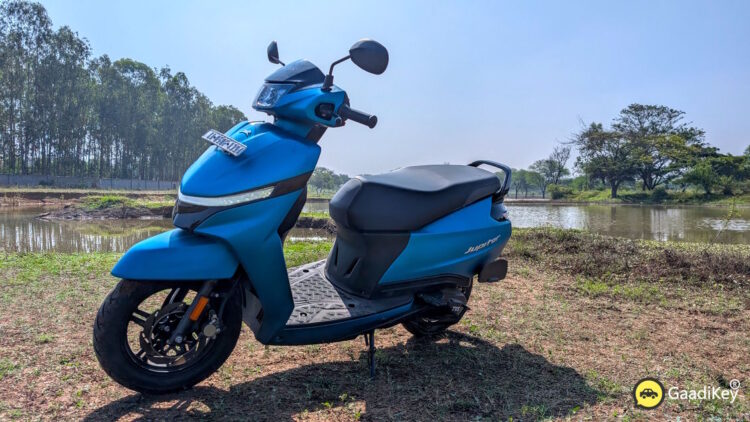 2025 TVS Jupiter Review (Dawn Blue Matte) Photos, Colors, Variants ...
