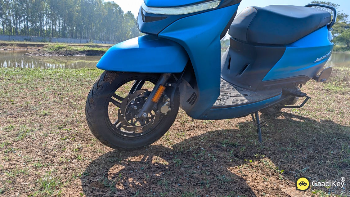 2025 TVS Jupiter Review (Dawn Blue Matte) Photos, Colors, Variants ...