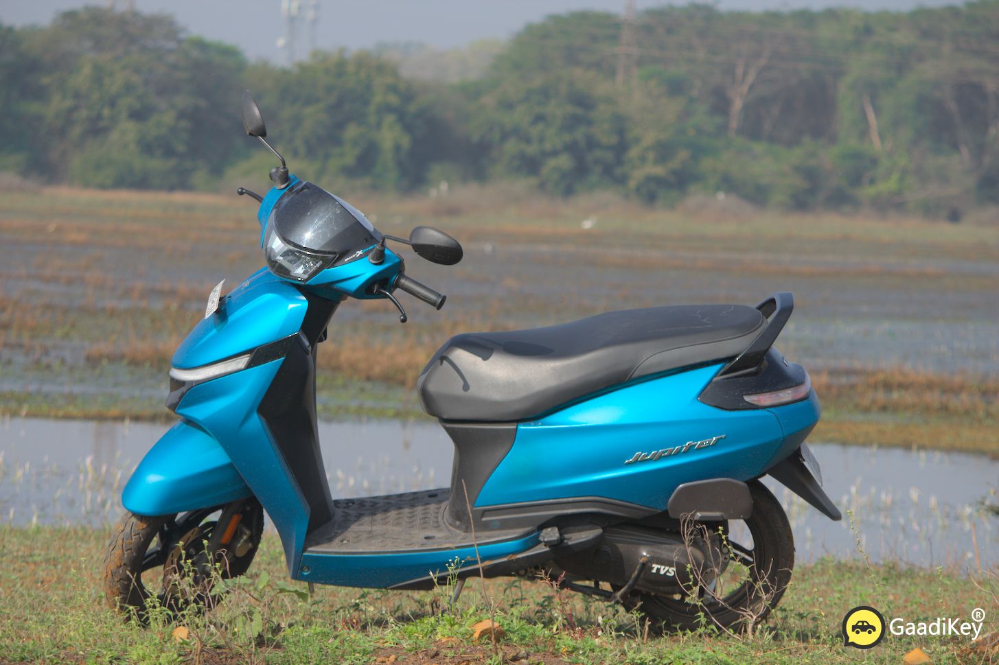 2025 TVS Jupiter Review (Dawn Blue Matte) Photos, Colors, Variants ...