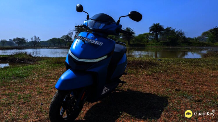 2025 TVS Jupiter Review (Dawn Blue Matte) Photos, Colors, Variants ...