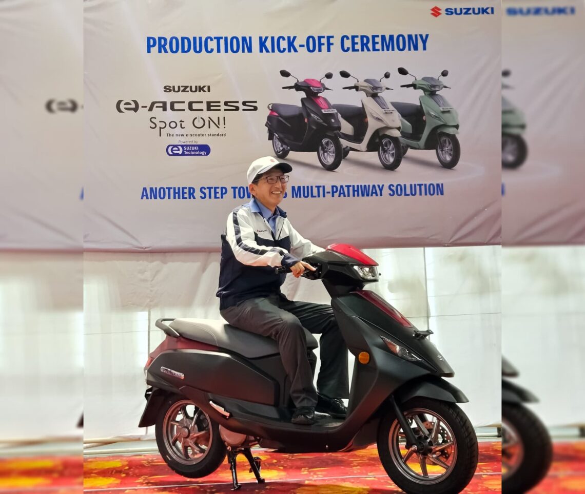 Suzuki e-ACCESS - Suzuki's First Electric Scooter Production begins ...
