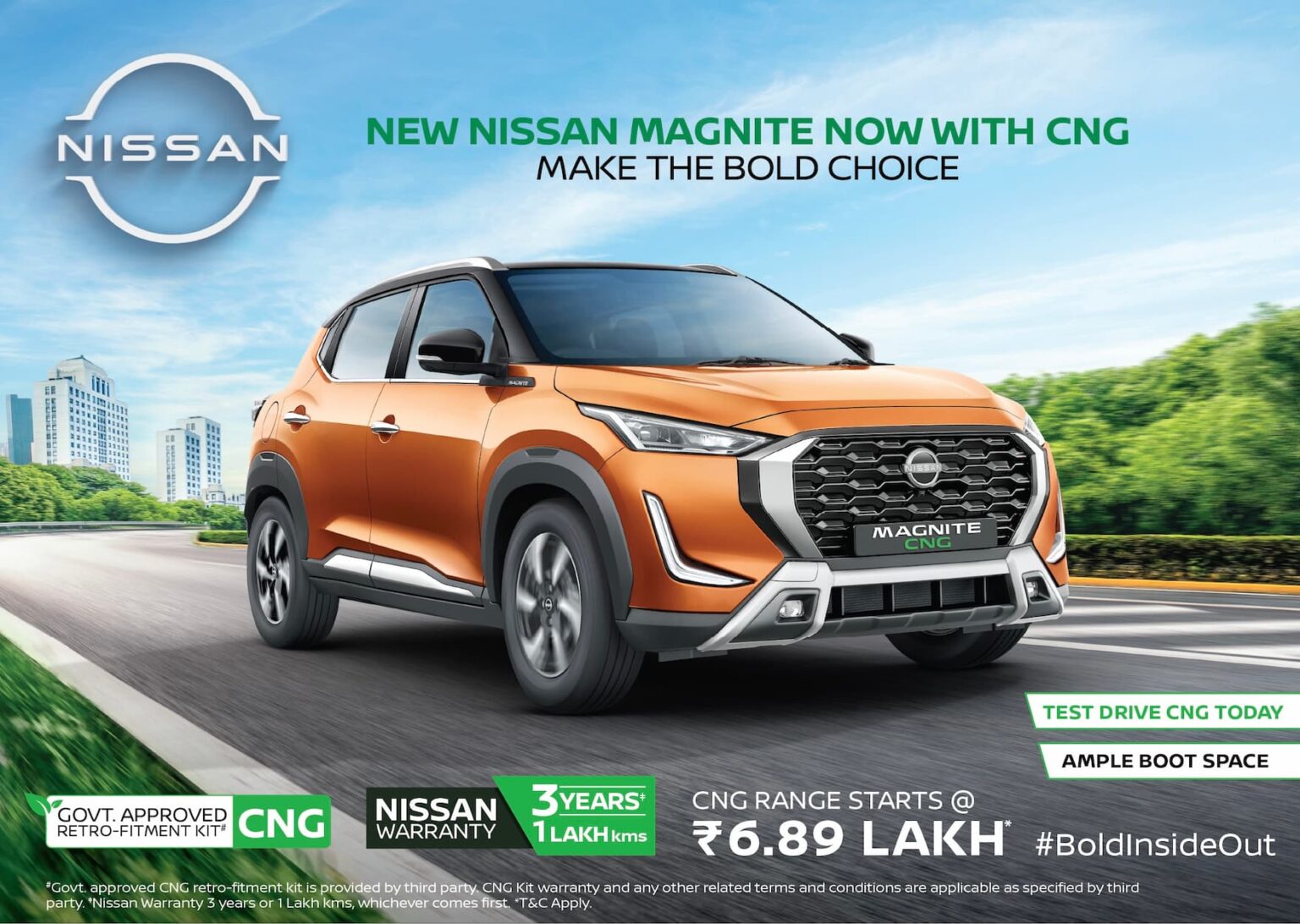 Nissan Magnite Now Available with CNG Retrofit Kit - GaadiKey