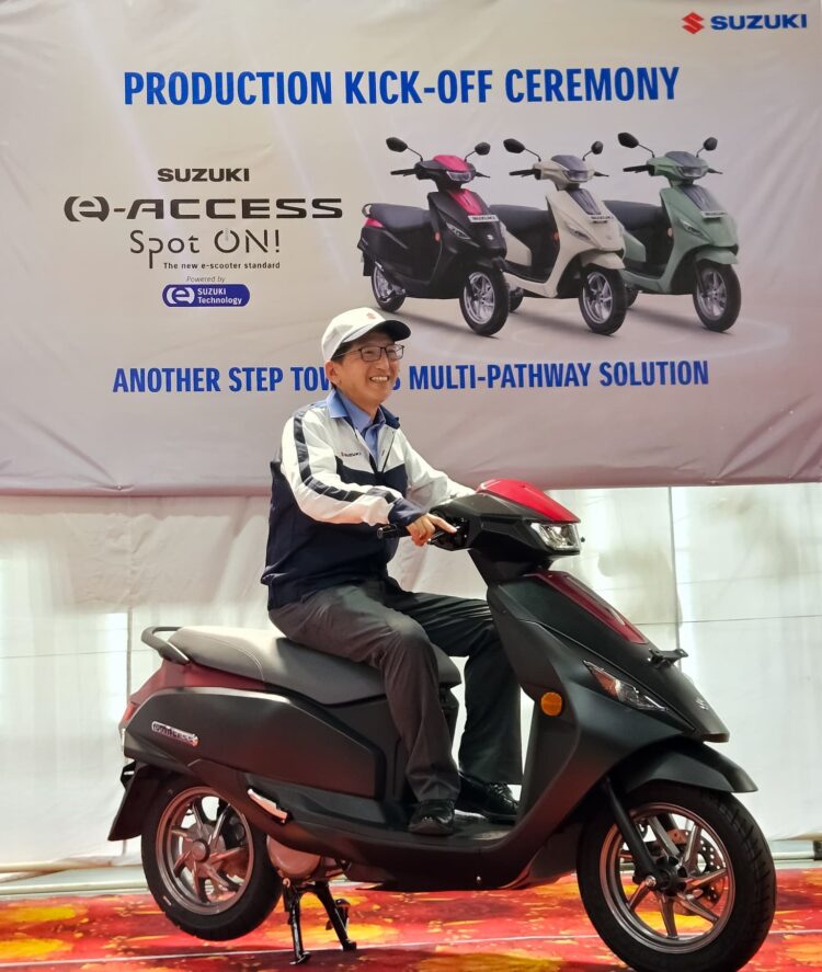 Suzuki e-ACCESS - Suzuki's First Electric Scooter Production begins ...