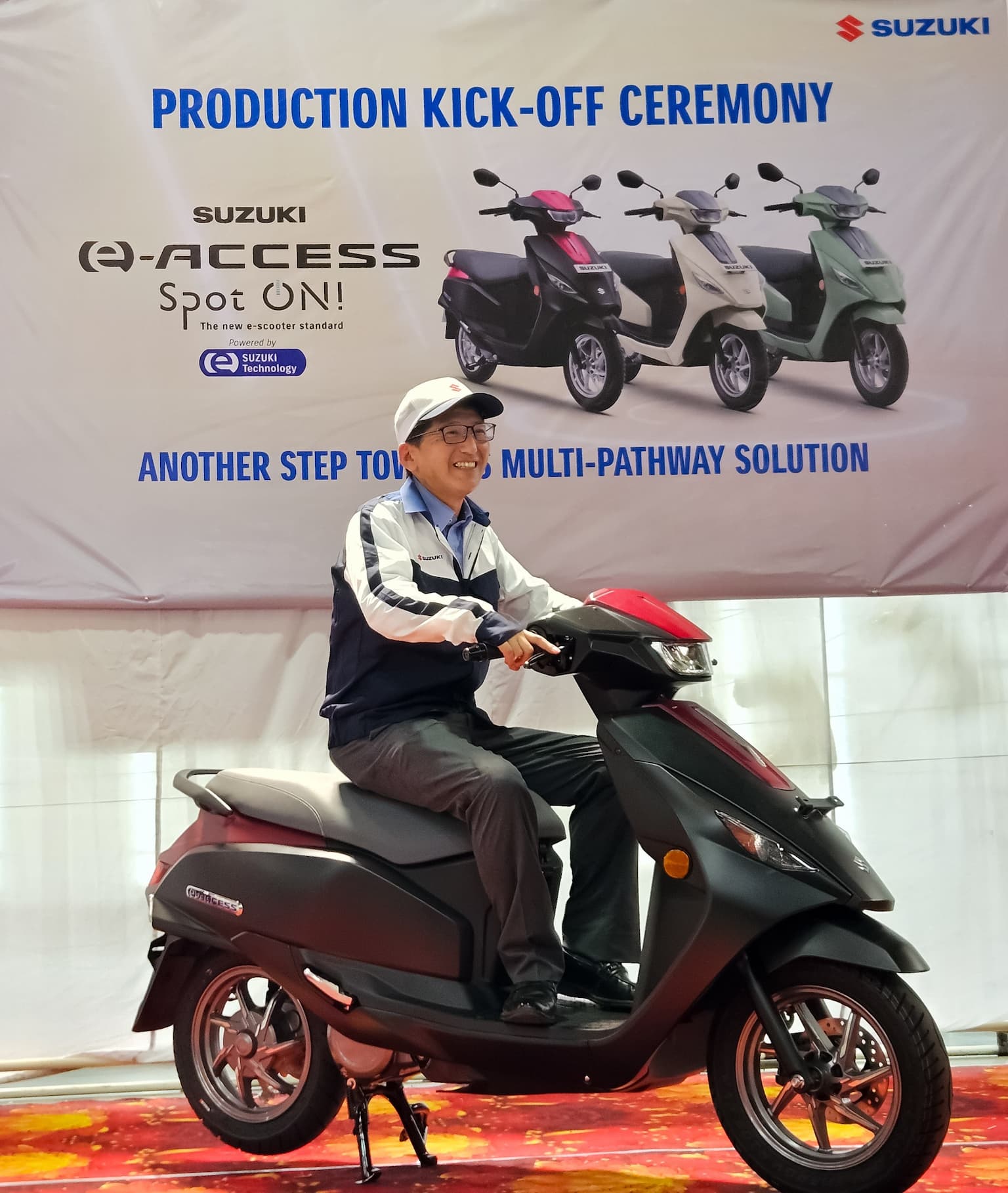 Suzuki e-ACCESS - Suzuki's First Electric Scooter Production begins ...