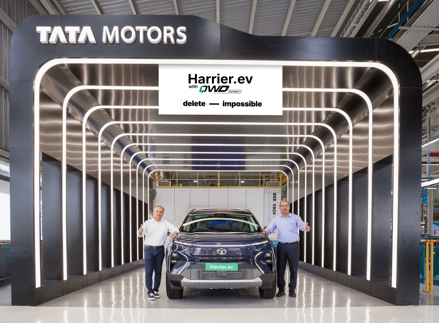 Tata Harrier EV Production Starts | QWD, 540° Camera | Deliveries July ...