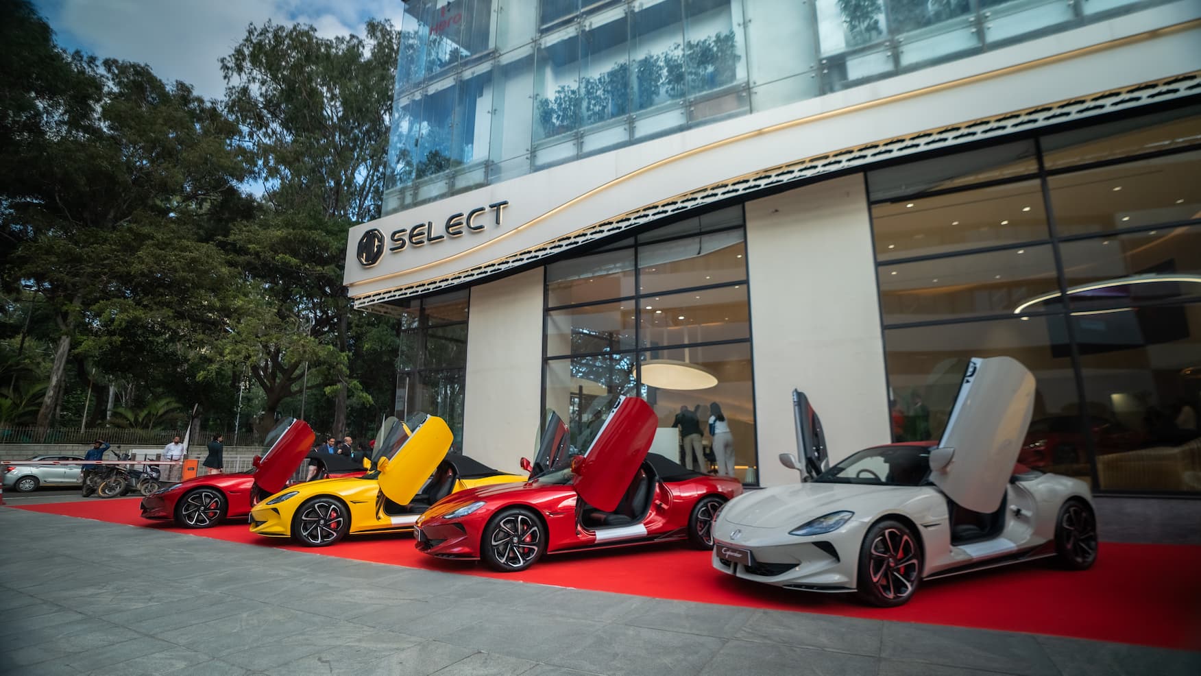 MG Motor India Delivers Eight Cybersters in Bengaluru at MG SELECT ...