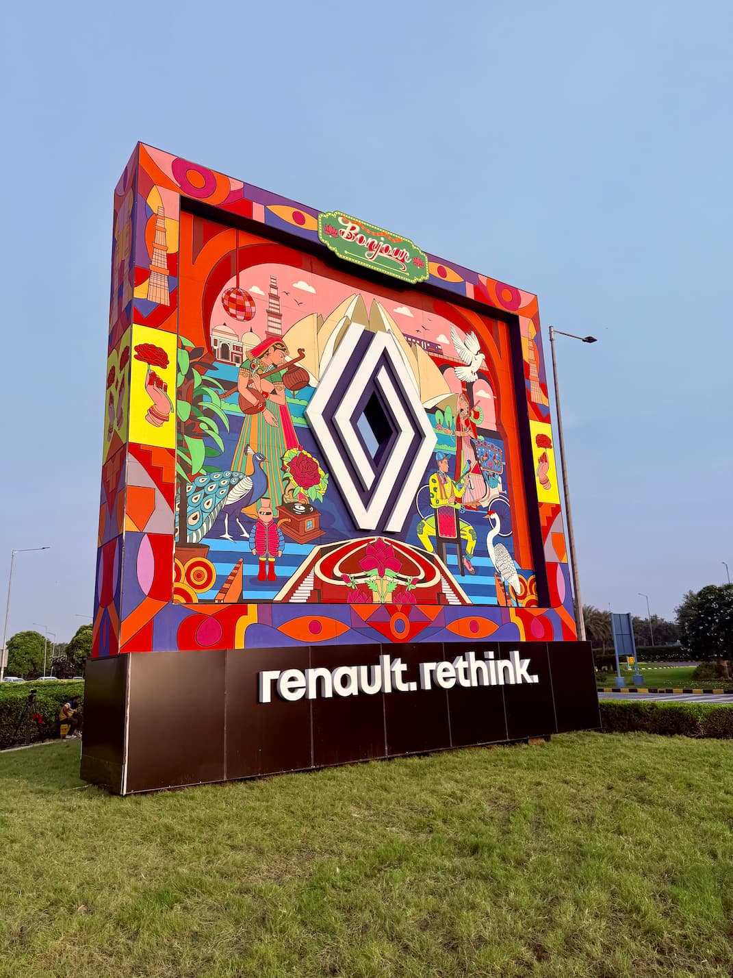 Renault Unveils Iconic Art Installation Near Delhi International ...