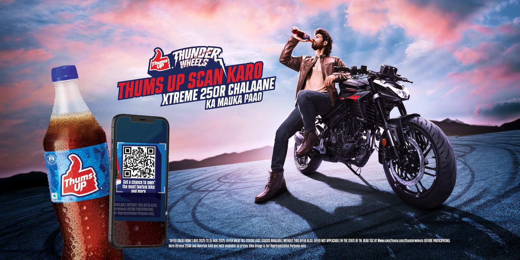 Hero MotoCorp x Thums Up Launch Thunderwheels 2.0 - GaadiKey