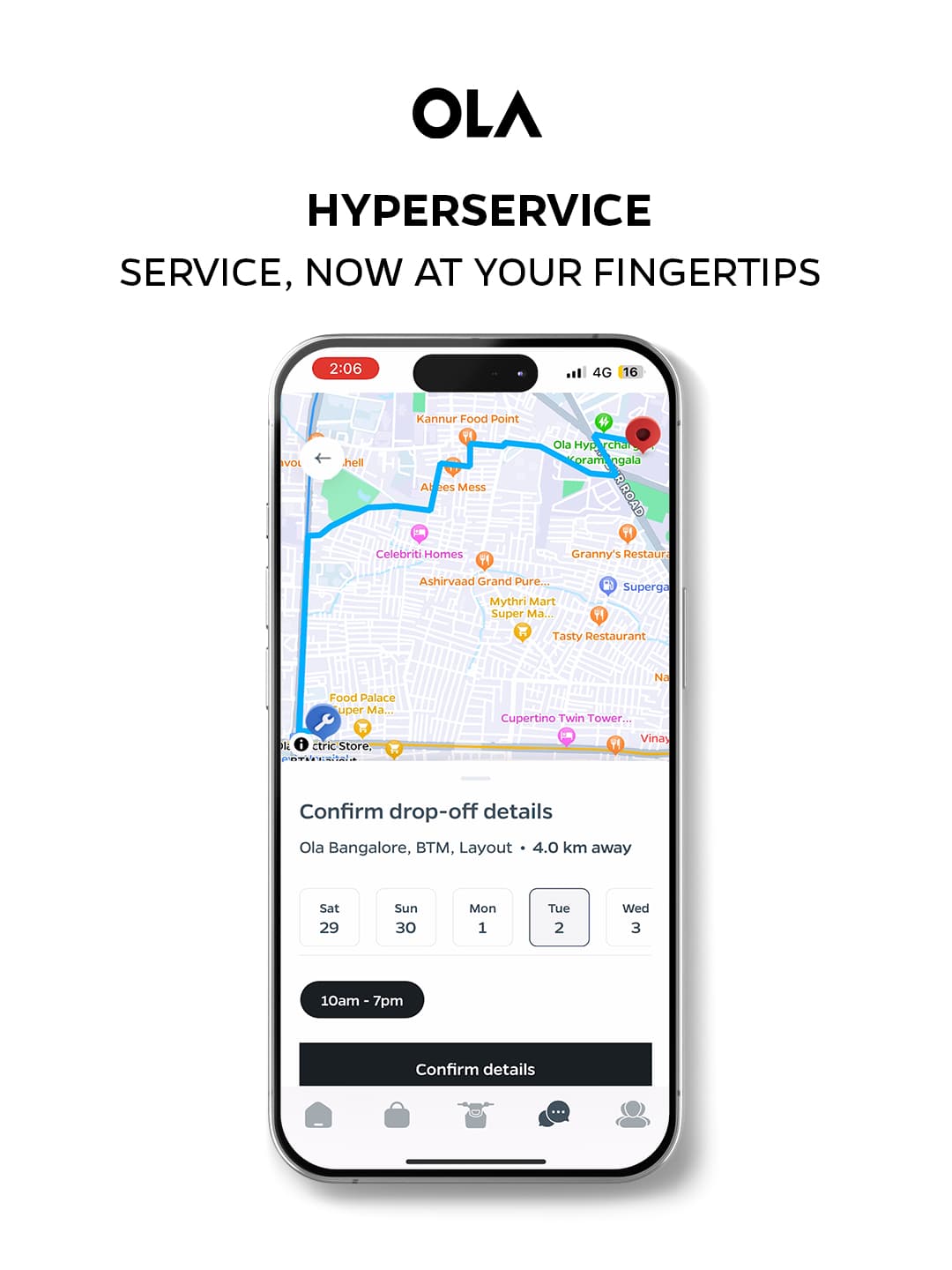 Ola Electric Hyperservice: Nationwide In-App Service Appointments ...