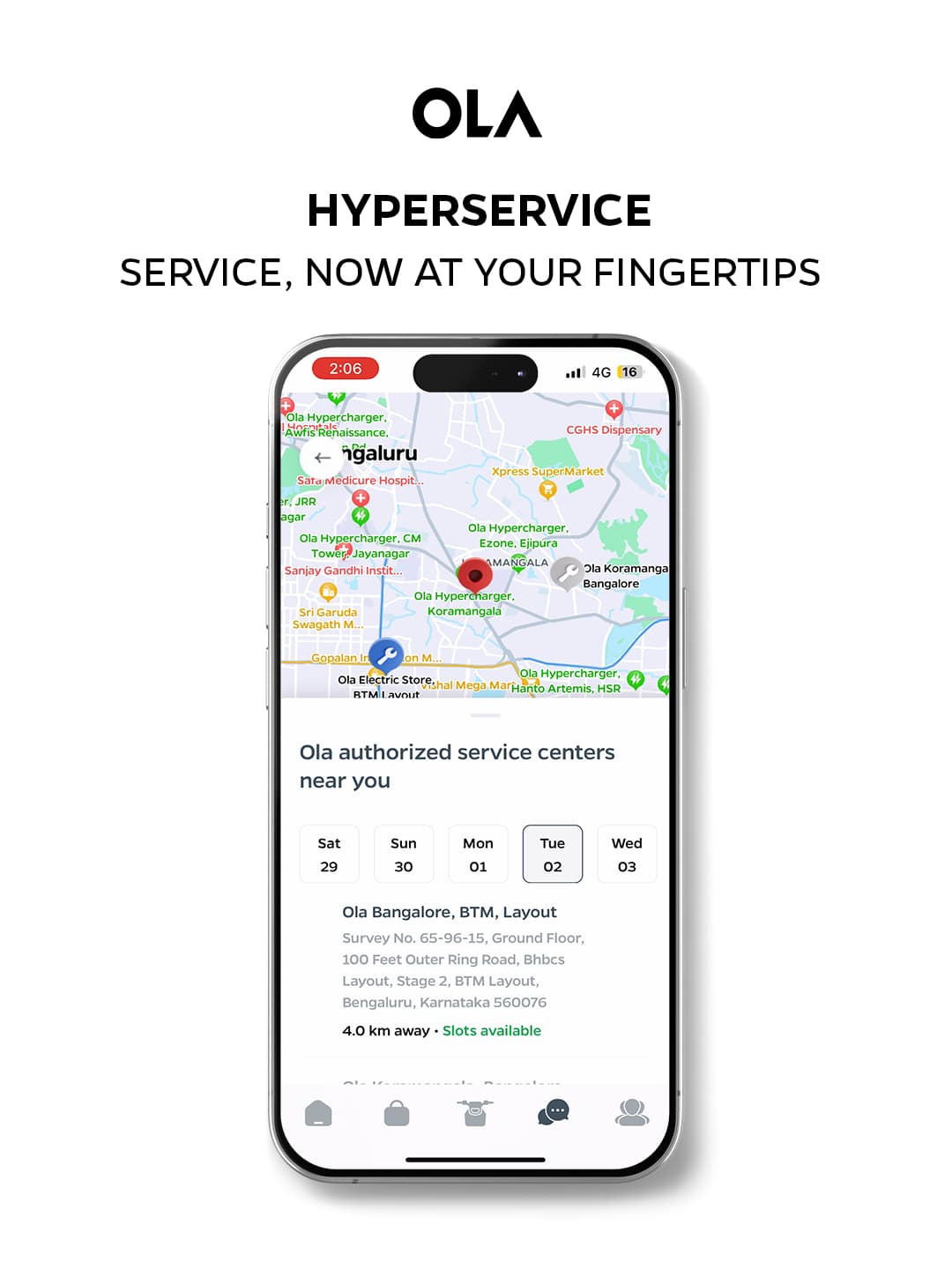 Ola Electric Hyperservice: Nationwide In-App Service Appointments ...