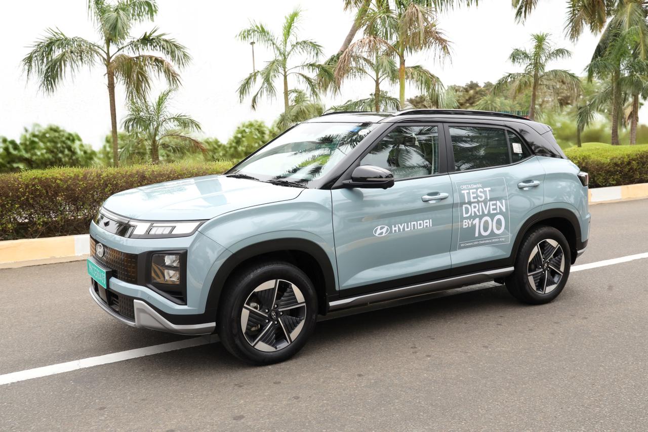 Hyundai CRETA Electric Completes 15,000 km 'Test Driven By 100' Road ...
