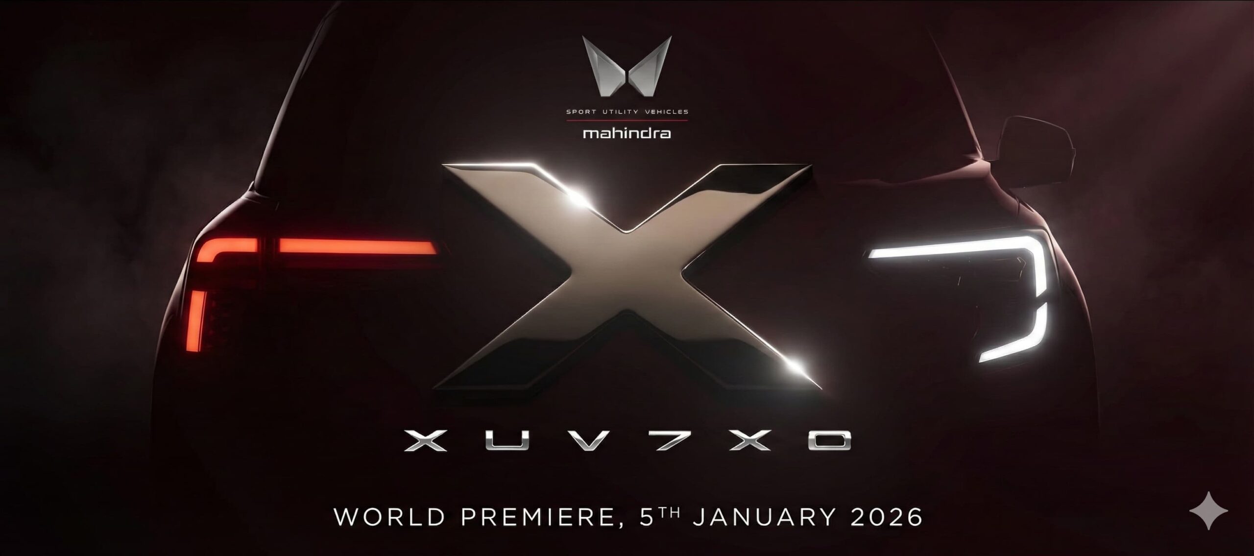 Mahindra XUV 7XO World Premiere on Jan 5, 2026: Teaser Video Out ...
