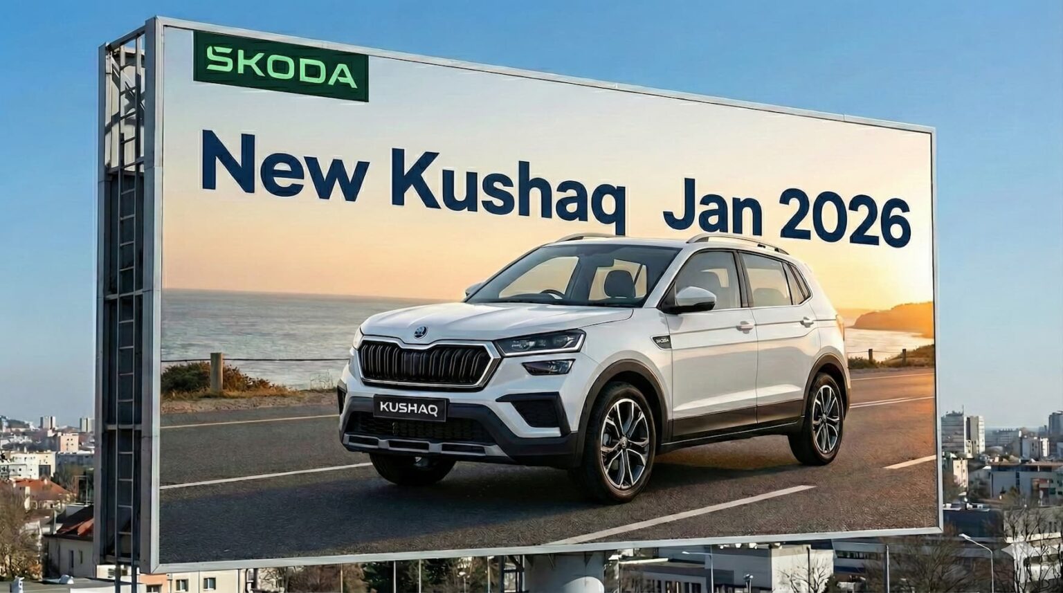 New Skoda Kushaq 2026 Facelift Teased: Launching Soon with Segment ...