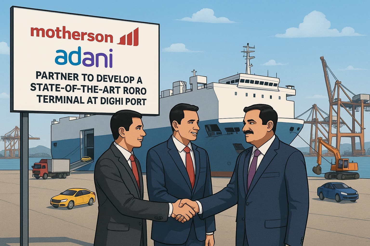 Motherson and Adani Ports Partner for New RoRo Terminal at Dighi Port ...