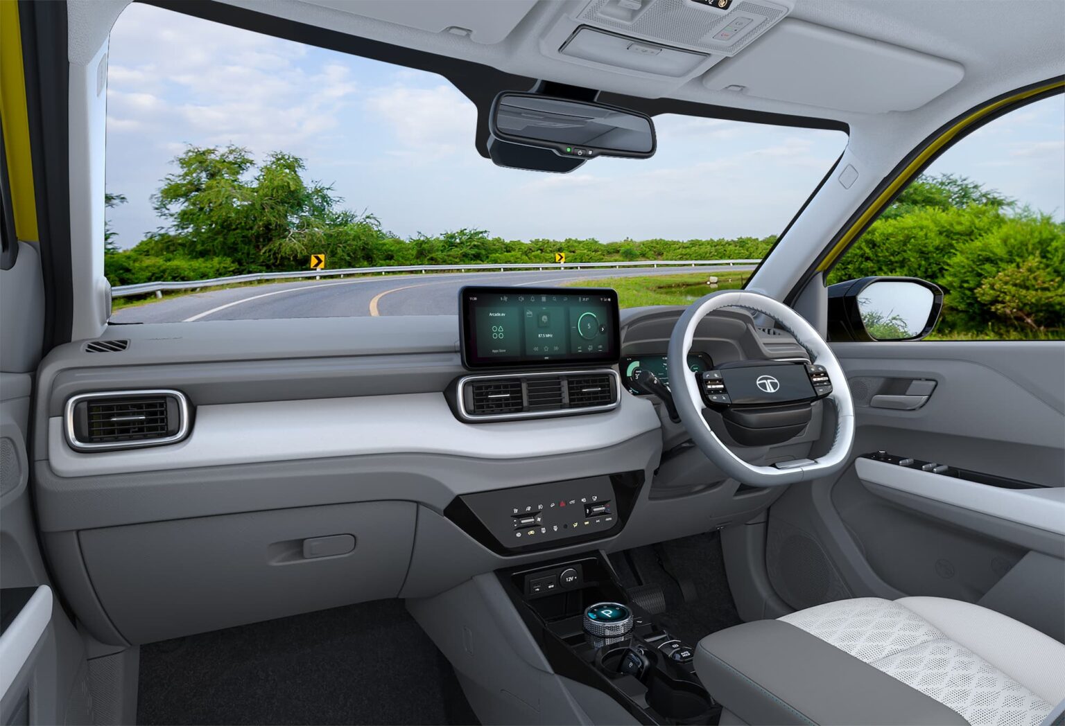 New Tata Punch.ev Interior Features and Photo Gallery (Facelift 2026 ...