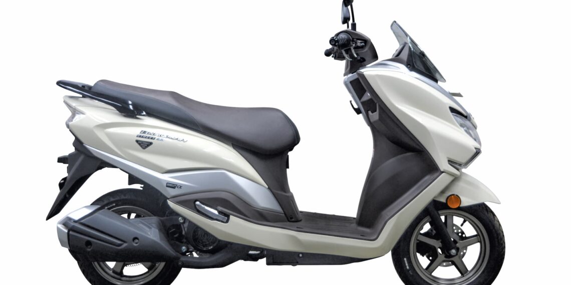 2026 Suzuki Burgman Street EX Gets Pearl Grace White Color at Rs 1.08 ...