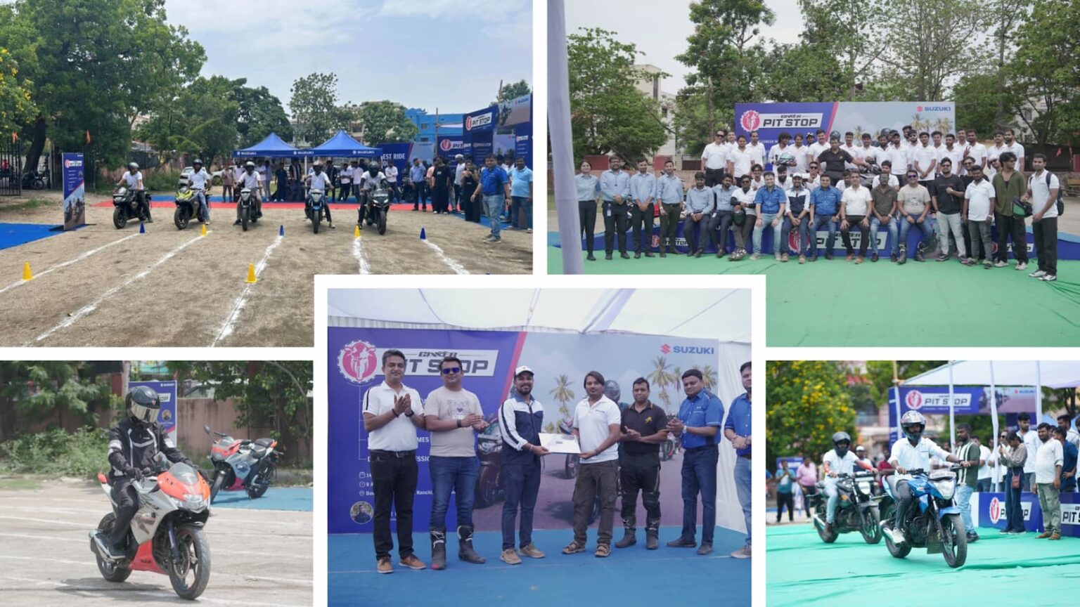 Suzuki 2 Wheelers conducts GIXXER Pit Stop in Ranchi, Jharkhand - GaadiKey